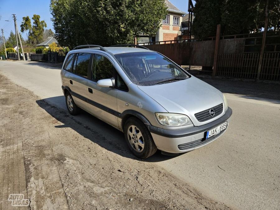 Opel Zafira 2002 Prienai, ar dzinēja tilpumu 2.00 L un nobraukumu 312 tūkst. km par 400 €, foto 1 vietnē AUTOMOTO.COM.LV
