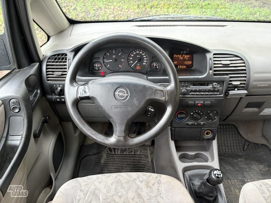 Opel Zafira 2002 Viļņa, ar dzinēja tilpumu 2.00 L un nobraukumu 259 tūkst. km par 580 €, foto 15 vietnē AUTOMOTO.COM.LV