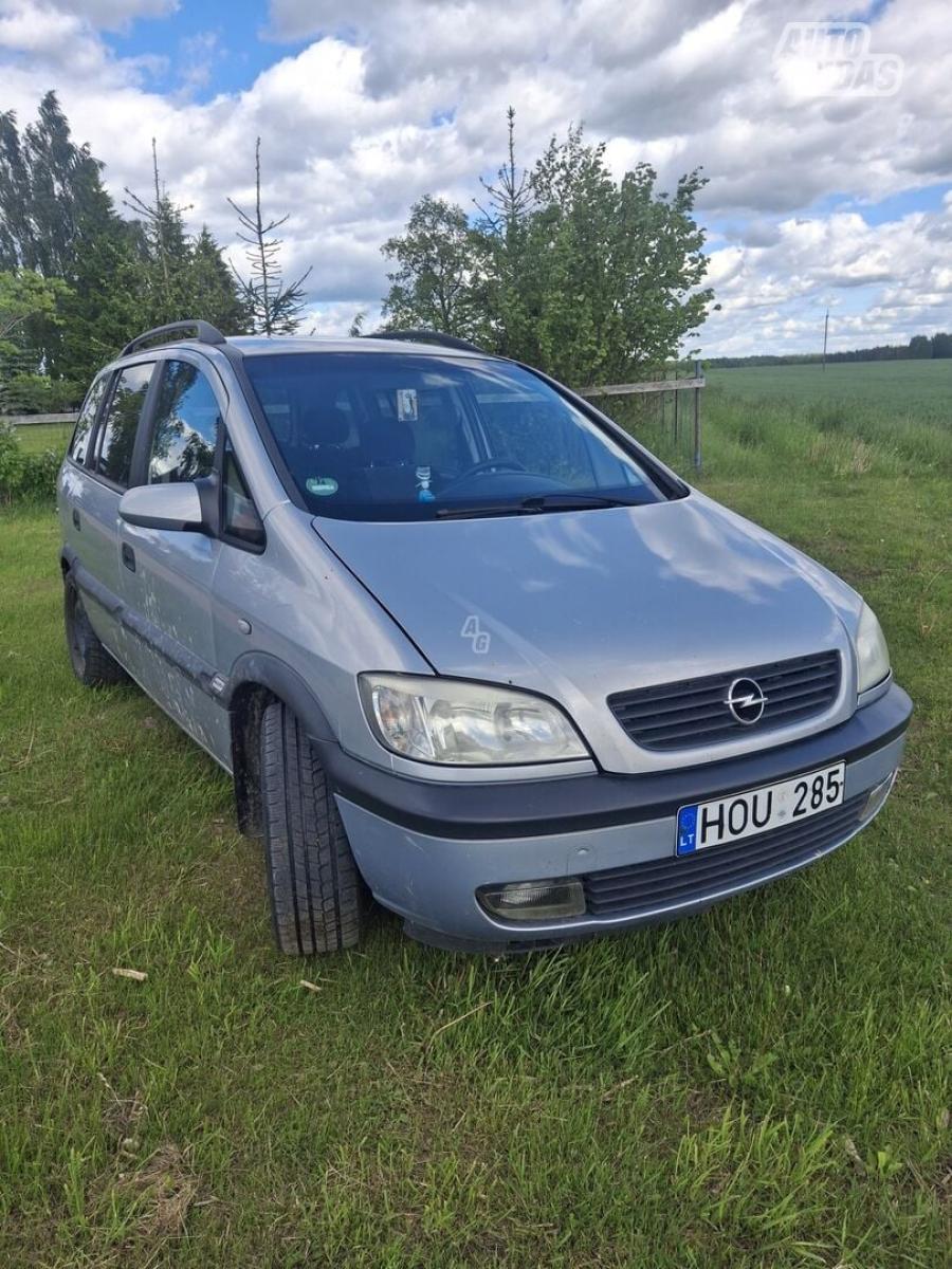 Opel Zafira 2002 Panevēža, ar dzinēja tilpumu 1.60 L un nobraukumu 251 tūkst. km par 600 €, foto 1 vietnē AUTOMOTO.COM.LV