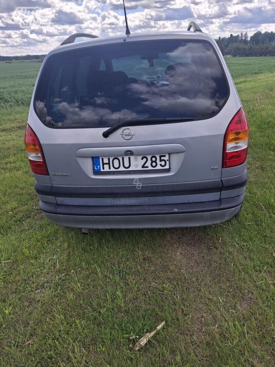Opel Zafira 2002 Panevēža, ar dzinēja tilpumu 1.60 L un nobraukumu 251 tūkst. km par 600 €, foto 5 vietnē AUTOMOTO.COM.LV