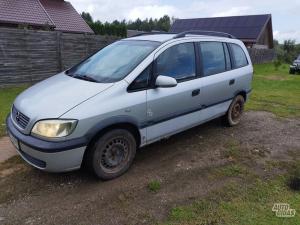 Opel Zafira 2002 Mažeikiai, ar dzinēja tilpumu 2.00 L un nobraukumu 0 tūkst. km par 300 €, foto  vietnē AUTOMOTO.COM.LV