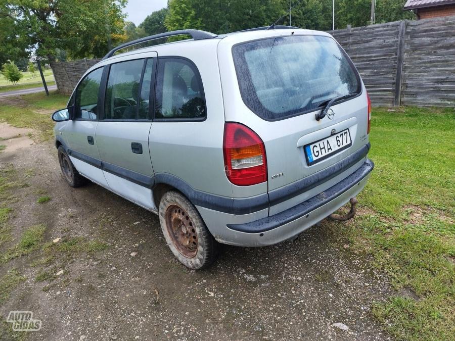 Opel Zafira 2002 Mažeikiai, ar dzinēja tilpumu 2.00 L un nobraukumu 0 tūkst. km par 300 €, foto 4 vietnē AUTOMOTO.COM.LV