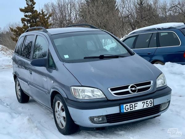 Opel Zafira 2003 Raseiniai, ar dzinēja tilpumu 2.00 L un nobraukumu 300 tūkst. km par 399 €, foto 2 vietnē AUTOMOTO.COM.LV