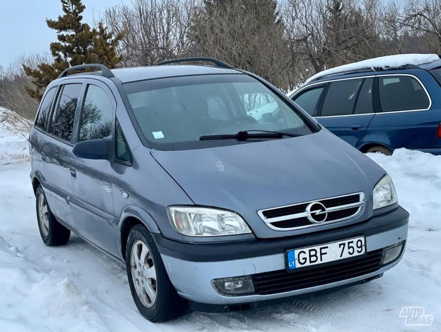 Opel Zafira 2003 in Raseiniai, with an engine capacity of 2.00 L and mileage of 300 thousand km for 399 €, photo 2 on AUTOMOTO.COM.LV