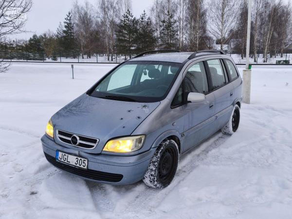 Opel Zafira 2004 in Vilnius, with an engine capacity of 2.00 L and mileage of 242 thousand km for 750 €, photo 2 on AUTOMOTO.COM.LV