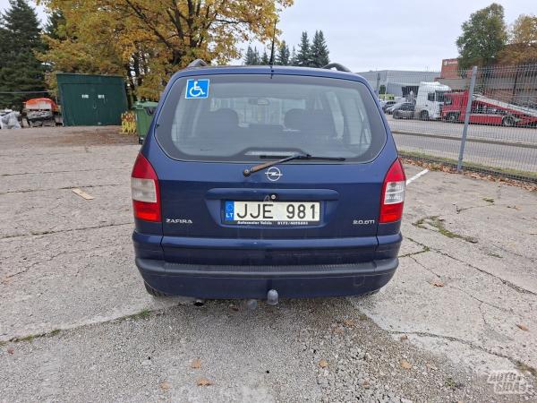 Opel Zafira 2004 in Kaunas on AUTOMOTO.COM.LV Opel Zafira 2004 in Kaunas, with an engine capacity of 2.00 L and mileage of 354 thousand km for 1200 €, photo 3 on AUTOMOTO.COM.LV