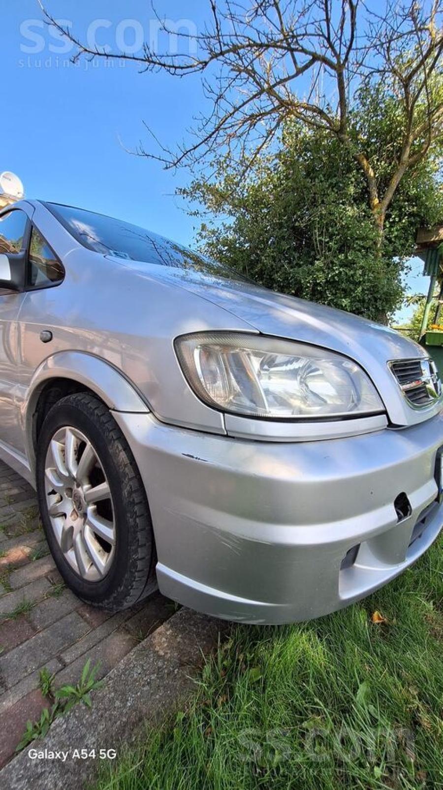 Opel Zafira 2005 Rīga, ar dzinēja tilpumu 2.20 L un nobraukumu 243 tūkst. km par 1000 €, foto 5 vietnē AUTOMOTO.COM.LV