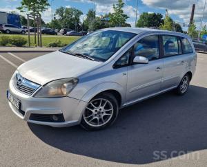 Opel Zafira 2005 Jelgava, ar dzinēja tilpumu 1.90 L un nobraukumu 399 tūkst. km par 1300 €, foto  vietnē AUTOMOTO.COM.LV