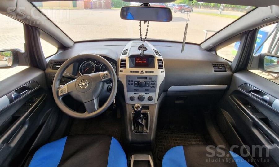 Опель Зафира 2005 в Елгава, объемом двигателя 1.90 л и пробегом 399 тыс. км за 1300 €, фото 7 на AUTOMOTO.COM.LV