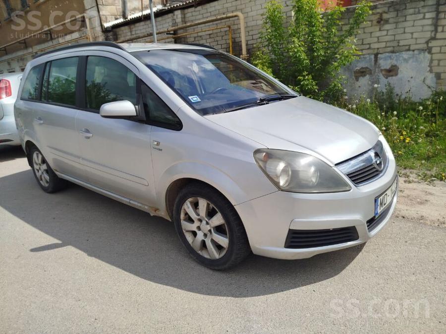 Opel Zafira 2006 Jelgava, ar dzinēja tilpumu 1.90 L un nobraukumu 353 tūkst. km par 920 €, foto 2 vietnē AUTOMOTO.COM.LV