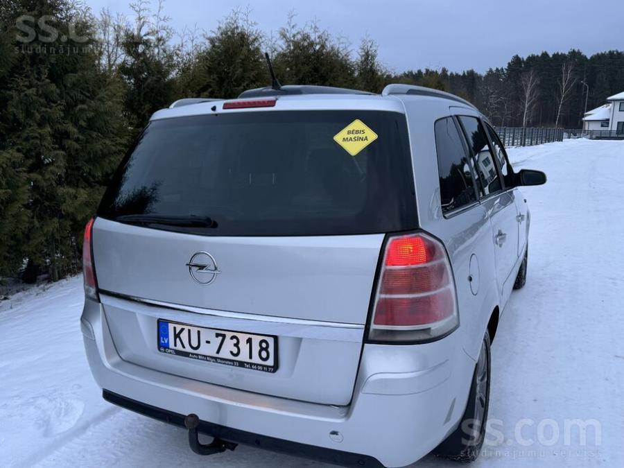 Opel Zafira 2006 in Riga, with an engine capacity of 1.90 L and mileage of 317 thousand km for 2350 €, photo 8 on AUTOMOTO.COM.LV