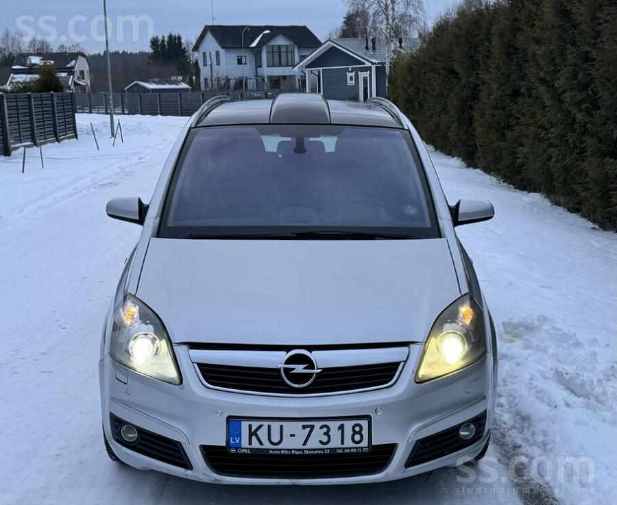 Opel Zafira 2006 in Riga, with an engine capacity of 1.90 L and mileage of 317 thousand km for 2350 €, photo 22 on AUTOMOTO.COM.LV