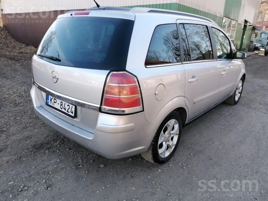 Opel Zafira 2006 Balvi, ar dzinēja tilpumu 1.90 L un nobraukumu 306 tūkst. km par 2000 €, foto 5 vietnē AUTOMOTO.COM.LV
