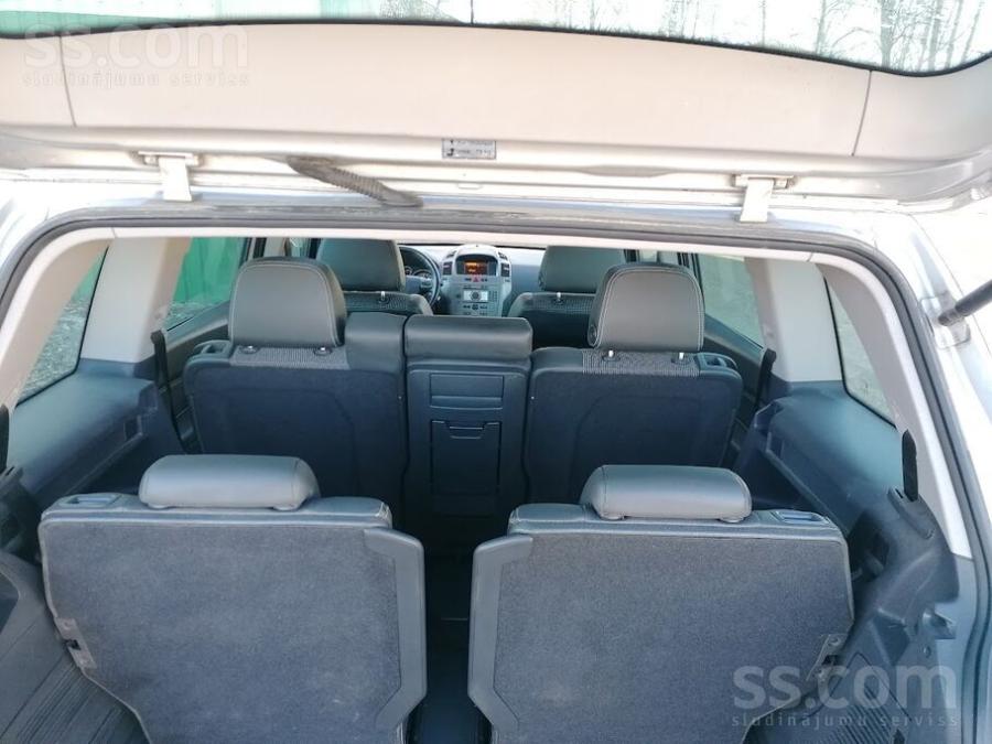 Opel Zafira 2006 Balvi, ar dzinēja tilpumu 1.90 L un nobraukumu 306 tūkst. km par 2000 €, foto 8 vietnē AUTOMOTO.COM.LV