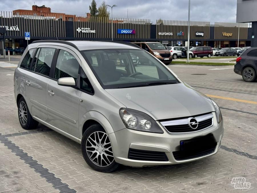 Opel Zafira 2006 in Kaunas, with an engine capacity of 1.90 L and mileage of 271 thousand km for 1499 €, photo 6 on AUTOMOTO.COM.LV