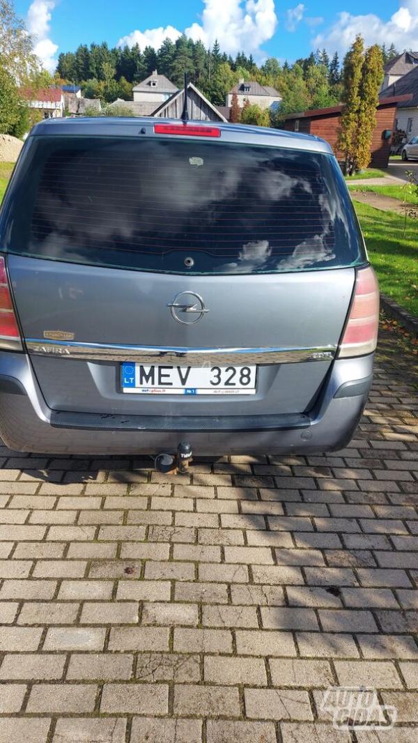 Opel Zafira 2006 Telšiai, ar dzinēja tilpumu 1.90 L un nobraukumu 290 tūkst. km par 1350 €, foto 6 vietnē AUTOMOTO.COM.LV