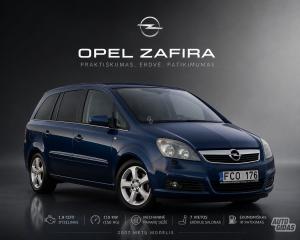 Opel Zafira 2007 Kauņa, ar dzinēja tilpumu 1.90 L un nobraukumu 235 tūkst. km par 1300 €, foto  vietnē AUTOMOTO.COM.LV