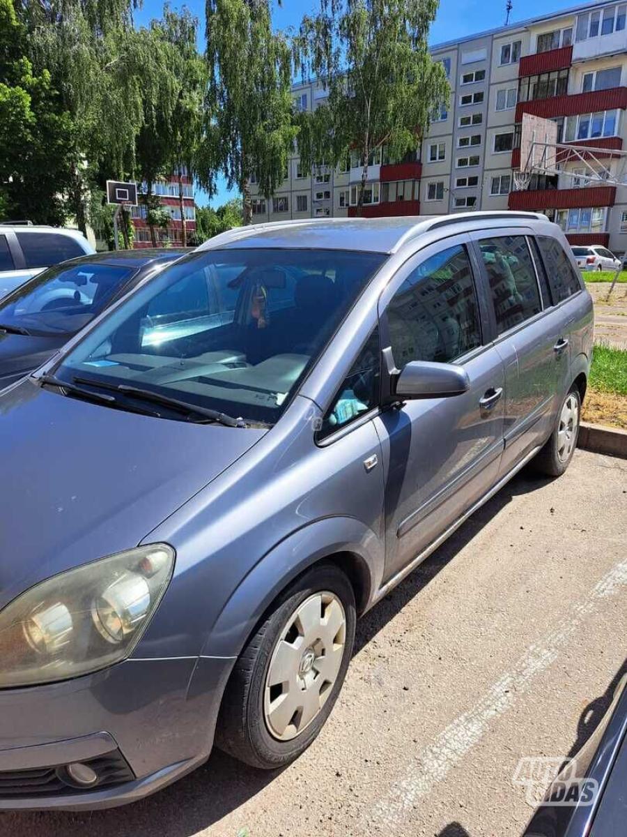 Opel Zafira 2007 Šauļi, ar dzinēja tilpumu 1.90 L un nobraukumu 268 tūkst. km par 350 €, foto 3 vietnē AUTOMOTO.COM.LV