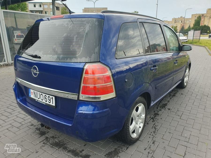 Opel Zafira 2007 in Kaunas, with an engine capacity of 1.90 L and mileage of 410 thousand km for 1300 €, photo 5 on AUTOMOTO.COM.LV