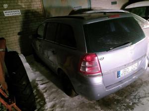 Opel Zafira 2008 Viļņa, ar dzinēja tilpumu 1.91 L un nobraukumu 243 tūkst. km par 333 €, foto 3 vietnē AUTOMOTO.COM.LV