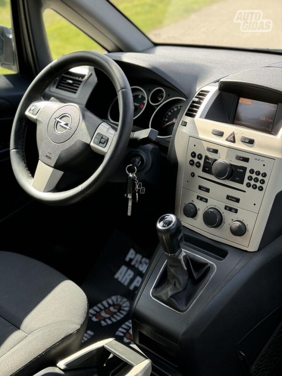 Opel Zafira 2008 Viļņa, ar dzinēja tilpumu 1.90 L un nobraukumu 292 tūkst. km par 1999 €, foto 14 vietnē AUTOMOTO.COM.LV
