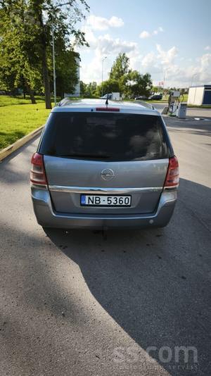 Opel Zafira 2008 Jēkabpils, ar dzinēja tilpumu 1.90 L un nobraukumu 297 tūkst. km par 2650 €, foto 5 vietnē AUTOMOTO.COM.LV