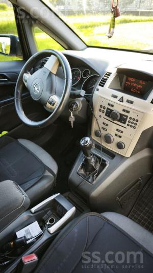 Opel Zafira 2008 Jēkabpils, ar dzinēja tilpumu 1.90 L un nobraukumu 297 tūkst. km par 2650 €, foto 10 vietnē AUTOMOTO.COM.LV