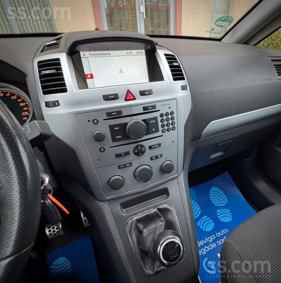 Opel Zafira 2008 in Jelgava, with an engine capacity of 1.70 L and mileage of 0 thousand km for 3250 €, photo 20 on AUTOMOTO.COM.LV