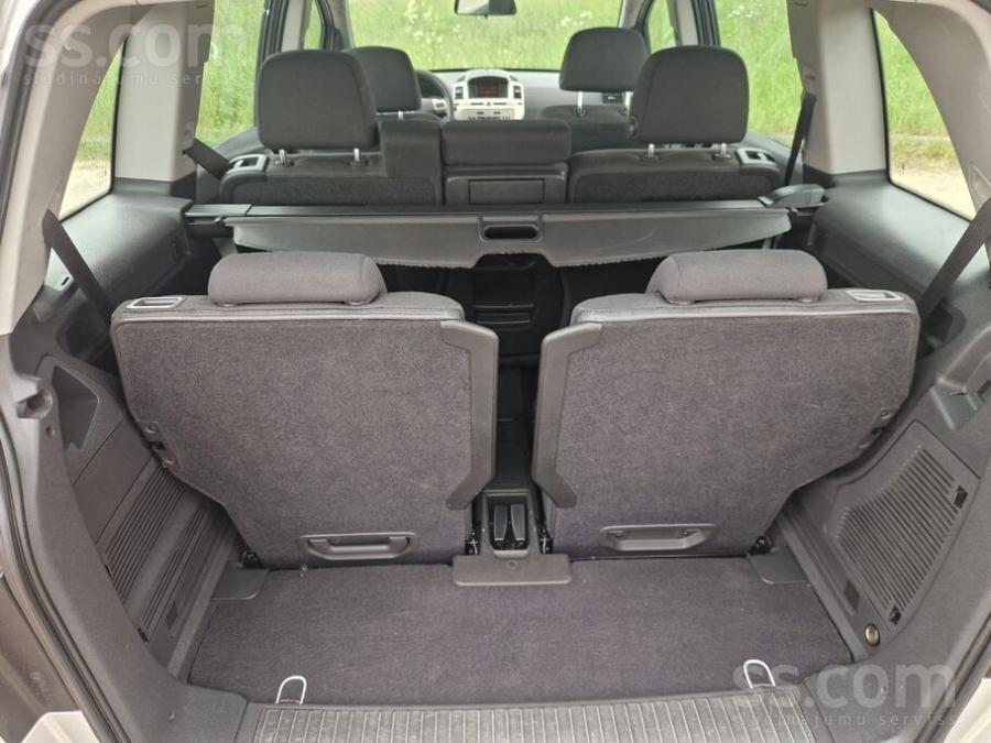 Opel Zafira 2009 Ogre, ar dzinēja tilpumu 1.80 L un nobraukumu 244 tūkst. km par 3950 €, foto 12 vietnē AUTOMOTO.COM.LV