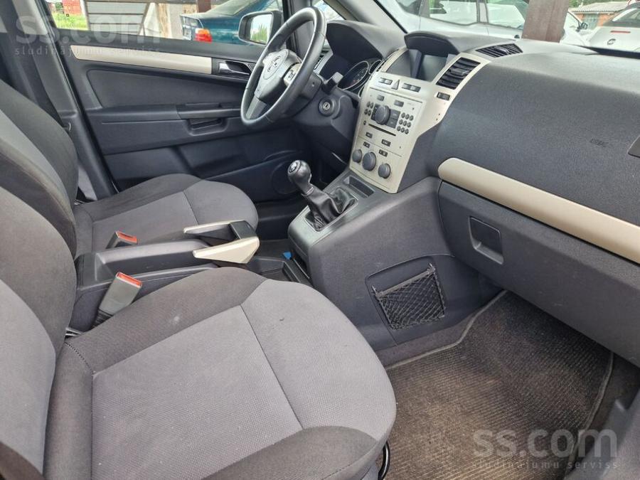 Opel Zafira 2009 Ogre, ar dzinēja tilpumu 1.80 L un nobraukumu 244 tūkst. km par 3950 €, foto 17 vietnē AUTOMOTO.COM.LV