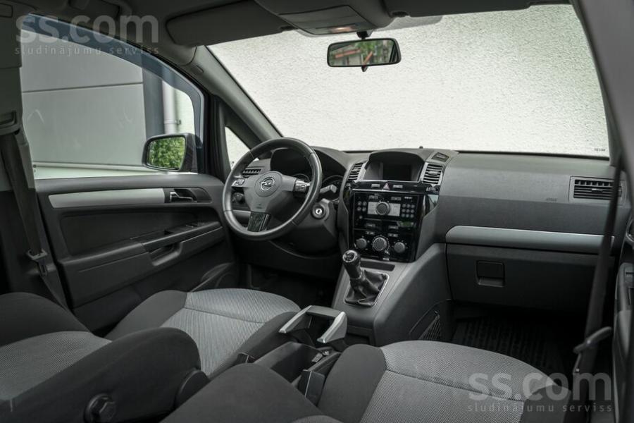 Opel Zafira 2010 in Riga, with an engine capacity of 1.90 L and mileage of 0 thousand km for 2900 €, photo 15 on AUTOMOTO.COM.LV