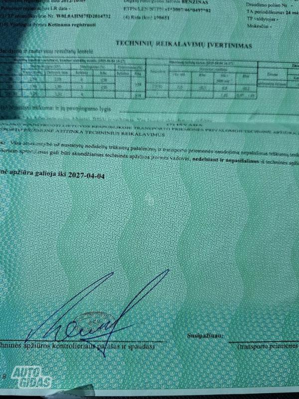 Опель Зафира 2012 в Шилуте, объемом двигателя 1.60 л и пробегом 200 тыс. км за 800 €, фото 10 на AUTOMOTO.COM.LV