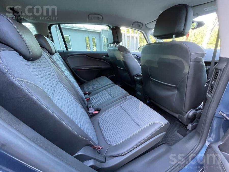 Opel Zafira 2013 in Jurmala, with an engine capacity of 1.60 L and mileage of 0 thousand km for 5850 €, photo 23 on AUTOMOTO.COM.LV