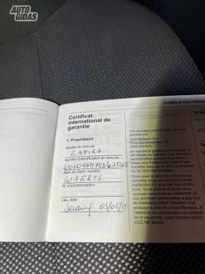 Opel Zafira 2013 in Kaunas, with an engine capacity of 1.70 L and mileage of 232 thousand km for 3600 €, photo 22 on AUTOMOTO.COM.LV