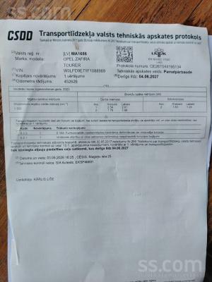 Опель Зафира 2015 в Цесис, объемом двигателя 2.00 л и пробегом 453 тыс. км за 6500 €, фото 20 на AUTOMOTO.COM.LV