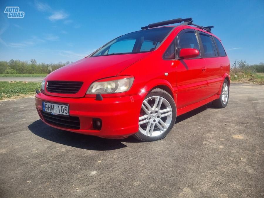 Red Opel Zafira 2003 in Kaunas, with an engine capacity of 2.20 L and mileage of 300 thousand km for 1250 €, photo 3 on AUTOMOTO.COM.LV