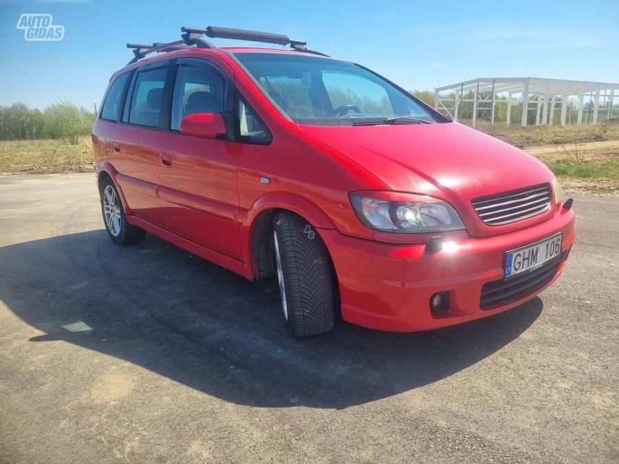 Red Opel Zafira 2003 in Kaunas, with an engine capacity of 2.20 L and mileage of 300 thousand km for 1250 €, photo 4 on AUTOMOTO.COM.LV