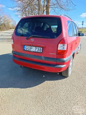 Sarkans Opel Zafira 2003 Akmenė, ar dzinēja tilpumu 2.00 L un nobraukumu 247 tūkst. km par 700 €, foto 5 vietnē AUTOMOTO.COM.LV