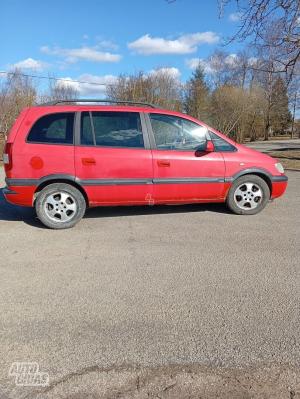Sarkans Opel Zafira 2003 Akmenė, ar dzinēja tilpumu 2.00 L un nobraukumu 24 tūkst. km par 600 €, foto 3 vietnē AUTOMOTO.COM.LV