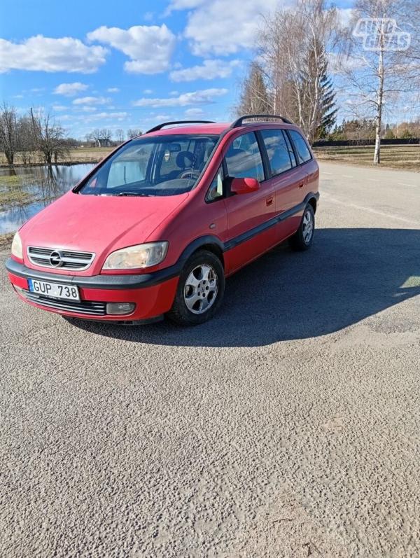 Красный Опель Зафира 2003 в Акмяне, объемом двигателя 2.00 л и пробегом 24 тыс. км за 600 €, фото 6 на AUTOMOTO.COM.LV