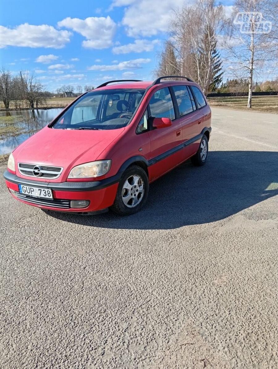 Sarkans Opel Zafira 2003 Akmenė, ar dzinēja tilpumu 2.00 L un nobraukumu 24 tūkst. km par 600 €, foto 7 vietnē AUTOMOTO.COM.LV