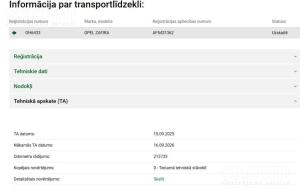 Sarkans Opel Zafira 2004 Tukums, ar dzinēja tilpumu 2.00 L un nobraukumu 216 tūkst. km par 4000 €, foto 13 vietnē AUTOMOTO.COM.LV