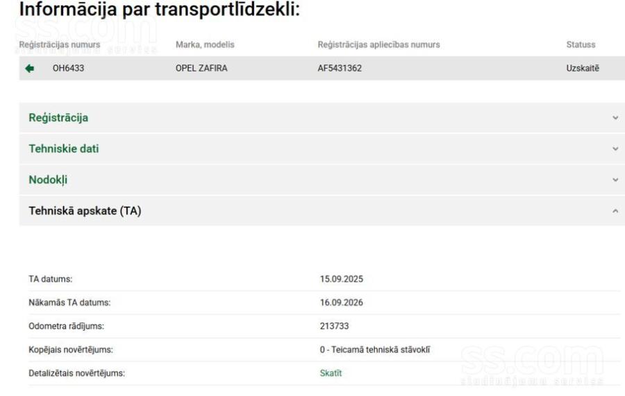 Sarkans Opel Zafira 2004 Tukums, ar dzinēja tilpumu 2.00 L un nobraukumu 216 tūkst. km par 4000 €, foto 13 vietnē AUTOMOTO.COM.LV