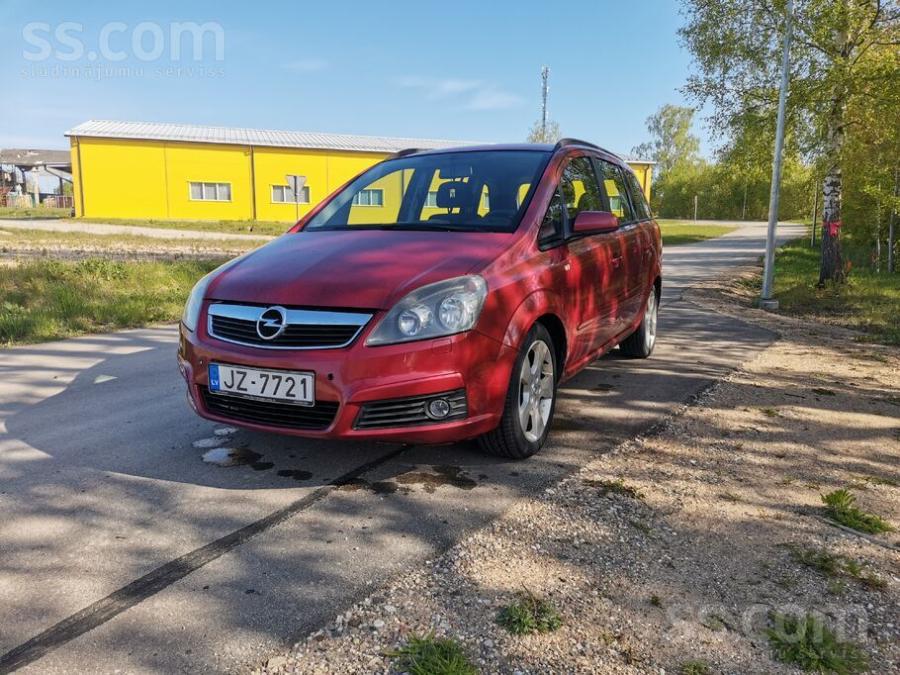 Red Opel Zafira 2005 in Kraslava, with an engine capacity of 2.20 L and mileage of 0 thousand km for 1300 €, photo 12 on AUTOMOTO.COM.LV