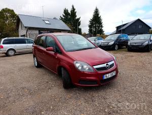 Sarkans Opel Zafira 2005 Rēzekne, ar dzinēja tilpumu 1.90 L un nobraukumu 225 tūkst. km par 1950 €, foto 4 vietnē AUTOMOTO.COM.LV