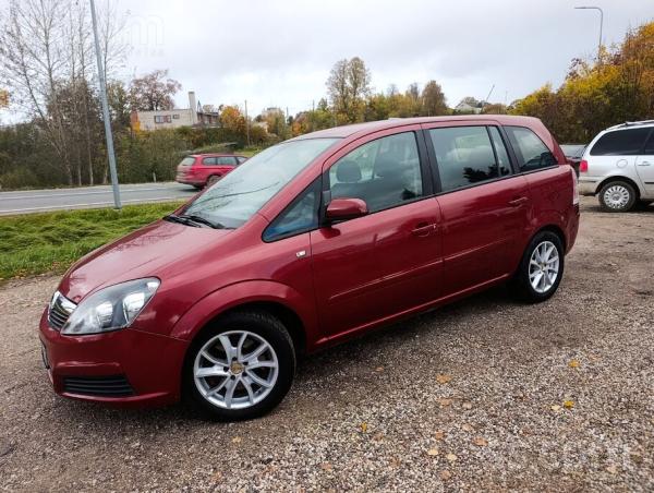 Sarkans Opel Zafira 2005 Rēzekne, ar dzinēja tilpumu 1.90 L un nobraukumu 225 tūkst. km par 1950 €, foto 10 vietnē AUTOMOTO.COM.LV