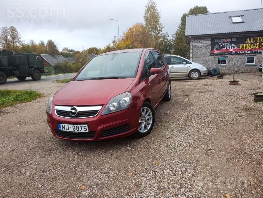 Sarkans Opel Zafira 2005 Rēzekne, ar dzinēja tilpumu 1.90 L un nobraukumu 225 tūkst. km par 1950 €, foto 28 vietnē AUTOMOTO.COM.LV
