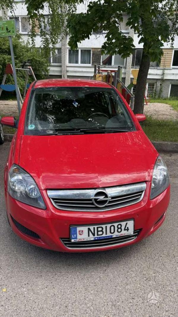 Sarkans Opel Zafira 2009 Viļņa, ar dzinēja tilpumu 1.60 L un nobraukumu 288 tūkst. km par 2500 €, foto 2 vietnē AUTOMOTO.COM.LV