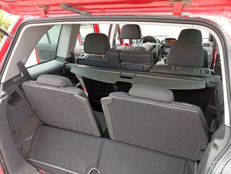Sarkans Opel Zafira 2012 Viļņa, ar dzinēja tilpumu 1.70 L un nobraukumu 300 tūkst. km par 2550 €, foto 33 vietnē AUTOMOTO.COM.LV