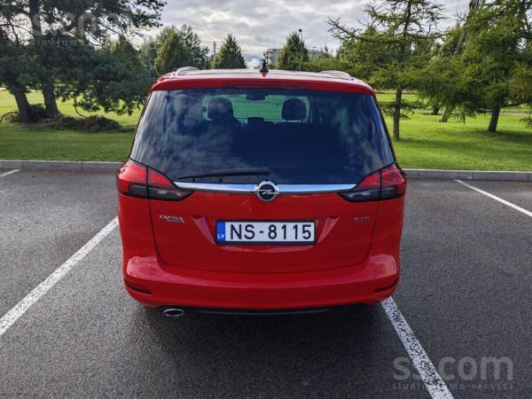 Sarkans Opel Zafira 2013 Rīga, ar dzinēja tilpumu 2.00 L un nobraukumu 288 tūkst. km par 5700 €, foto 7 vietnē AUTOMOTO.COM.LV